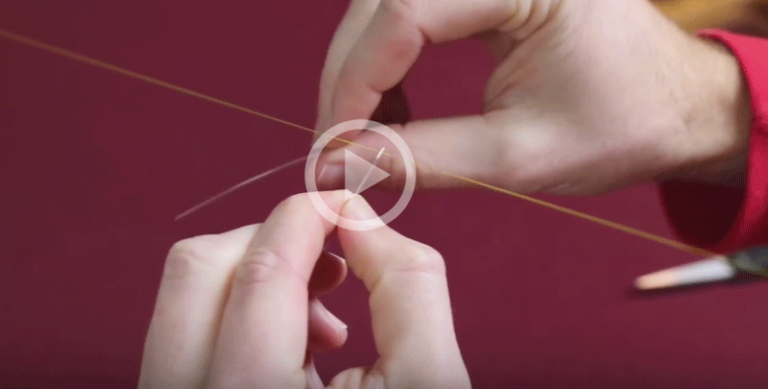 Tying a Double Cinch Knot - InTheBite