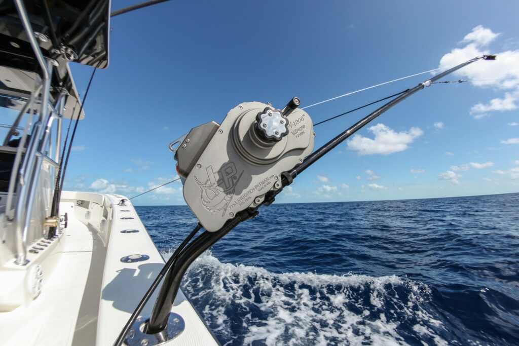 Center Console Rod Holder Configuration for offshore fishing