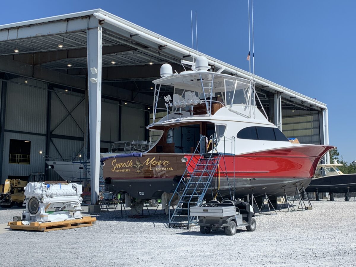 Refit: Saunders Yachtworks - 74’ Spencer, Smooth Move - InTheBite