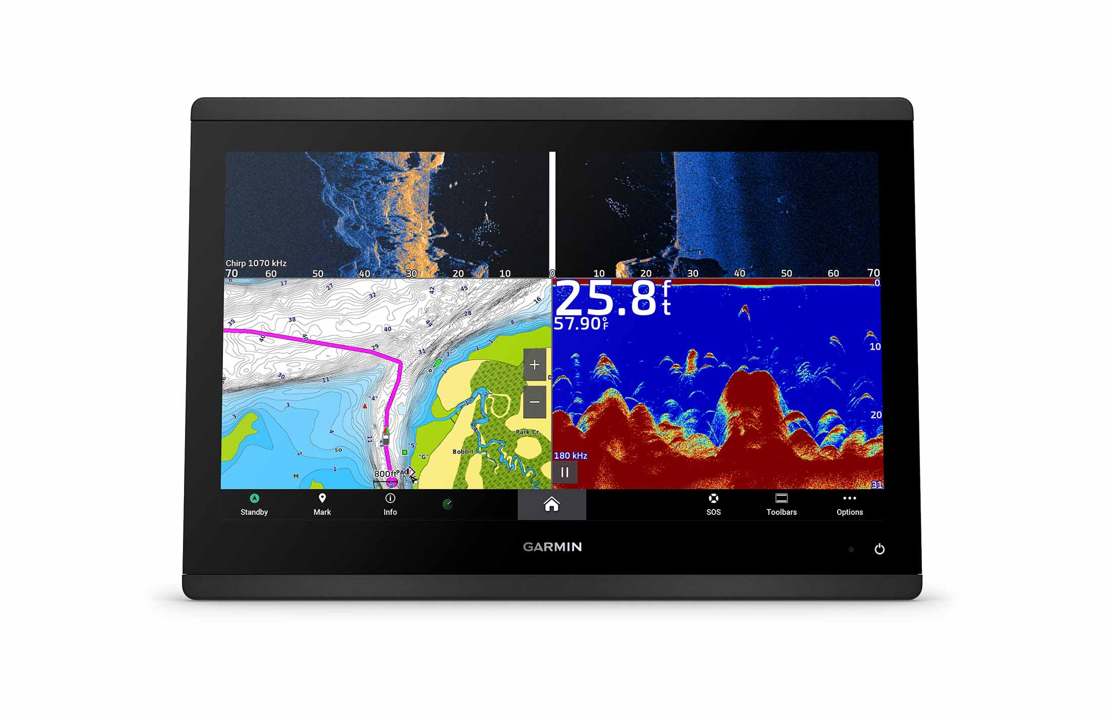 Garmin GPSMAP 16X3 Marine GPS Chartplotter: Advanced Marine Navigation ...